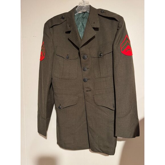 USMC | Jackets & Coats | Vintage 97s Vietnam Era Usmc Uniform Jacket 36 ...